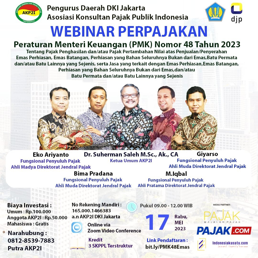 WEBINAR & PPL PERPAJAKAN - Indonesiaku Satu